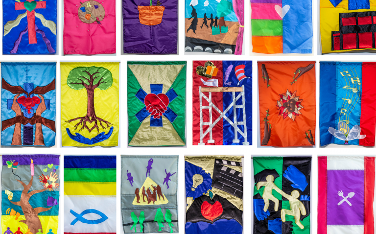 Community Hero Flags | ArtWorks Cincinnati